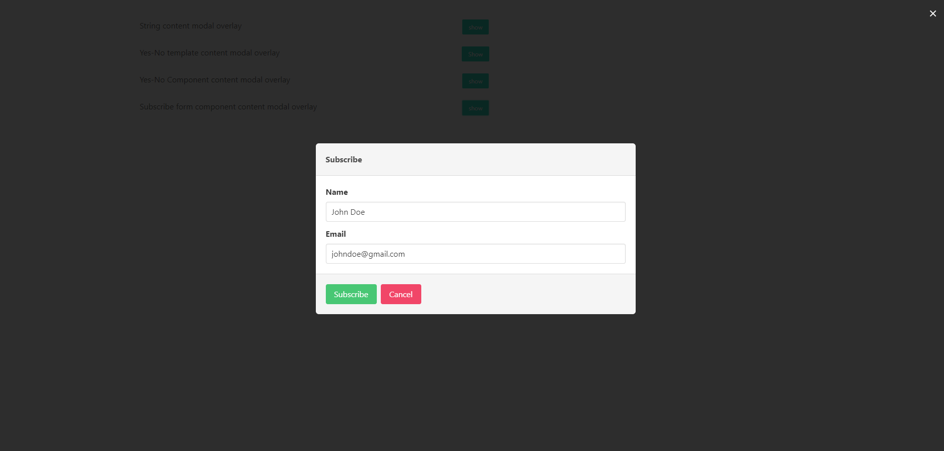 How To Build A Reusable Modal Overlay Dialog Using Angular CDK